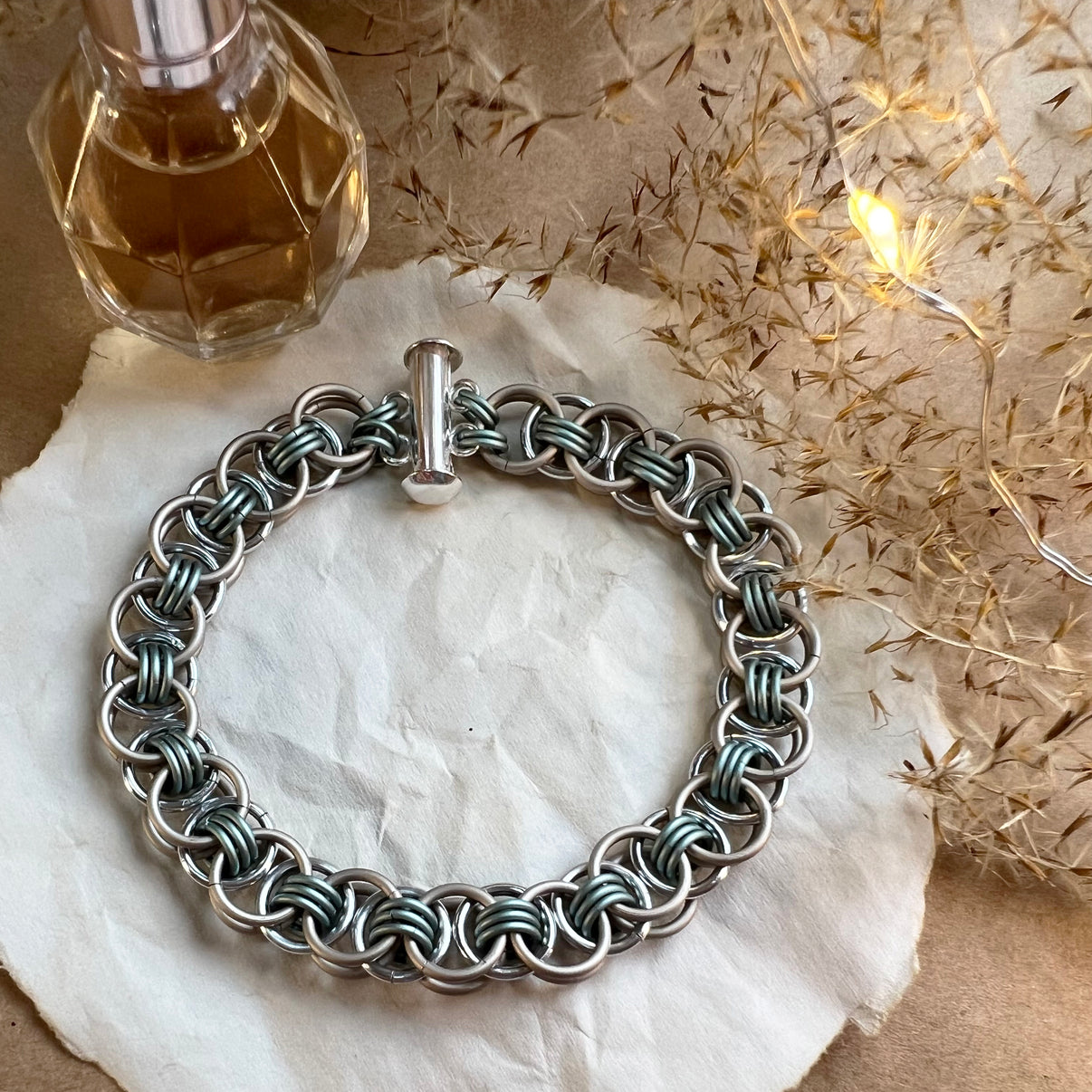 Helm Weave Bracelet Kit with FREE Video - Matte Champagne, Silver and ...