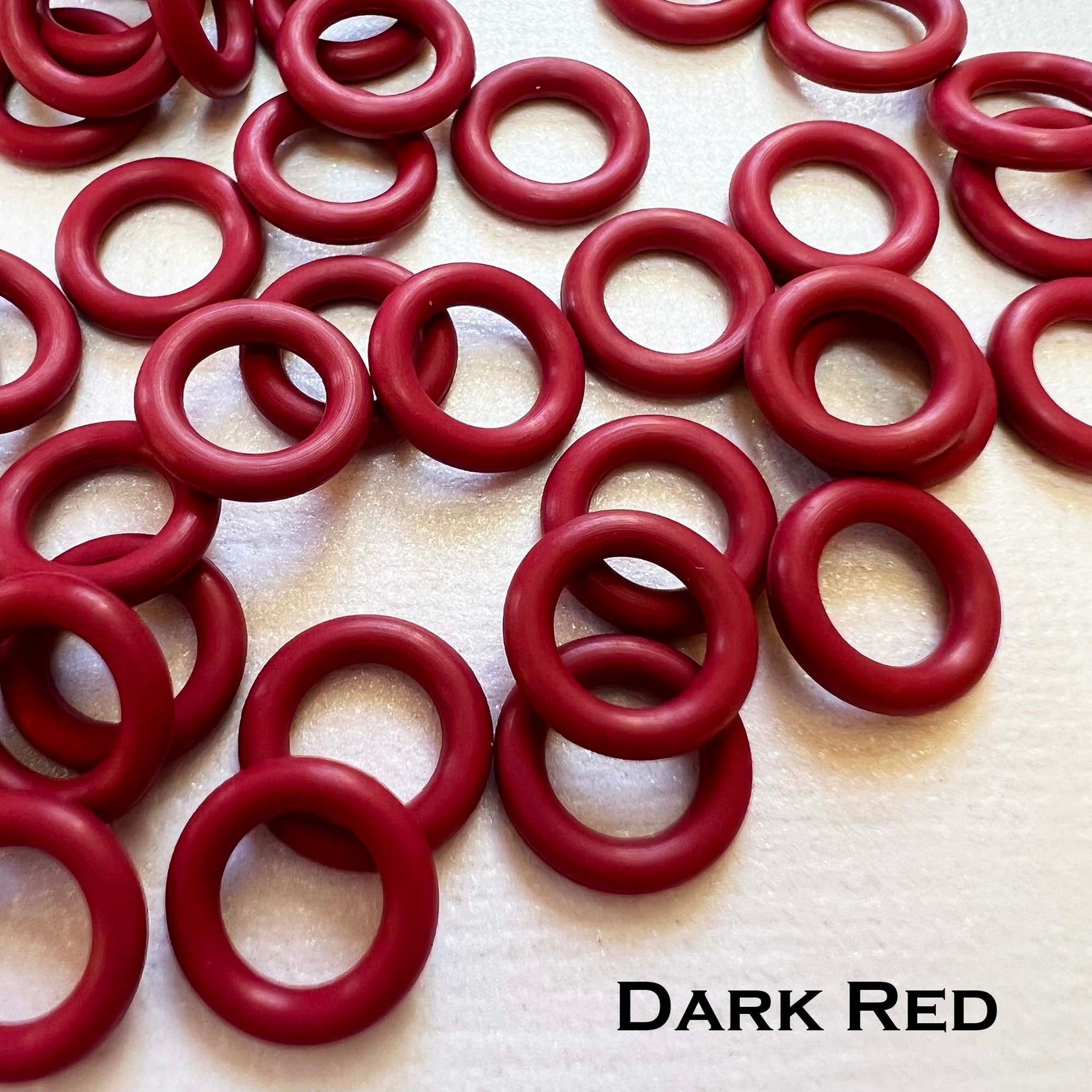 10mm Rubber O-Rings (ID: 6mm) - choose color & quantity – Bead Me A Story