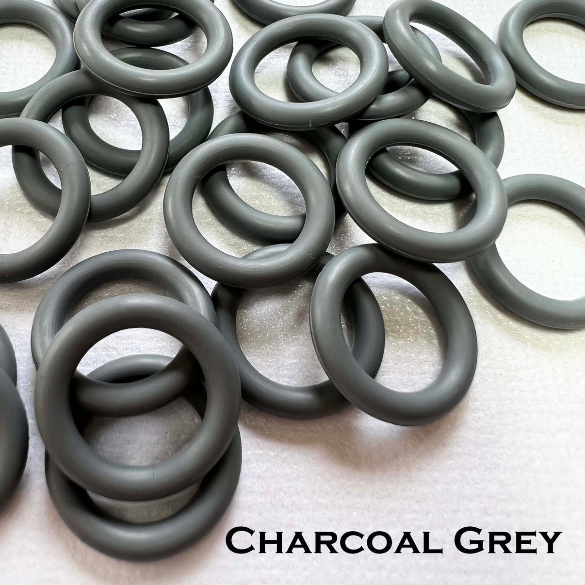 15mm Rubber O-Rings (ID: 10mm) - choose color & quantity – Bead Me A Story