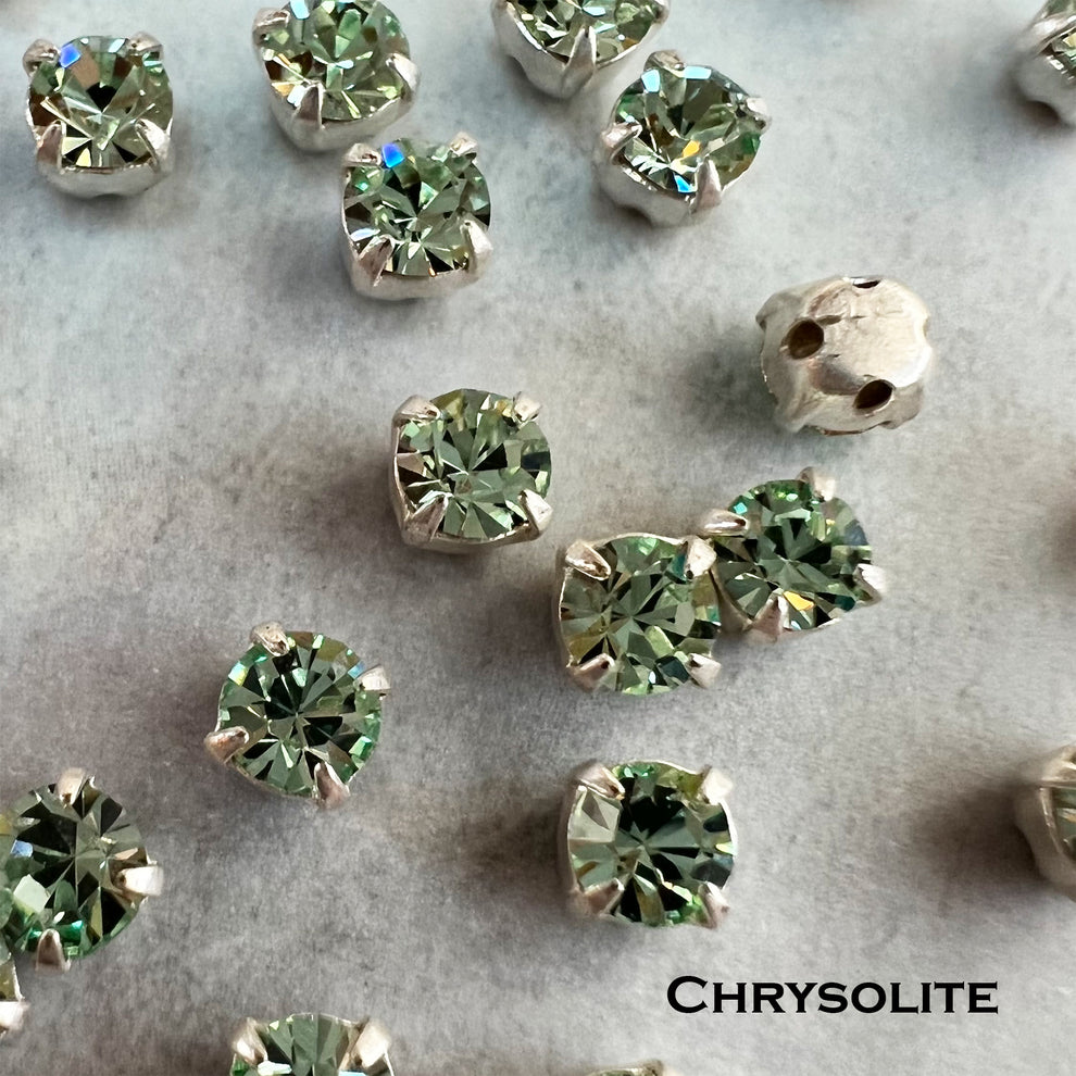 Preciosa Chaton Montees 16ss (3.8-4mm) - choose color & quantity – Bead ...